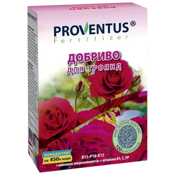 Удобрение Proventus для роз 300г 1/9/54шт, Минеральное удобрение для ...