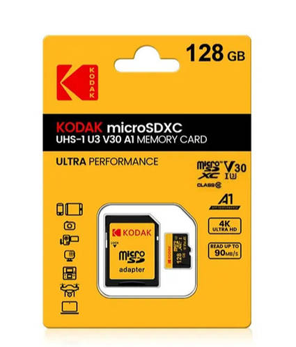 128GB Kodak Micro SD Карта памяти Класс 10 U3 4K High Speed (ID#2494022221), цена: 399 ₴, купить ...