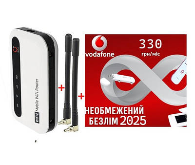 Мобильный 4G модем WI-FI LTE Olax MF985 с АКБ 3000 мАч с 2 антенными ...