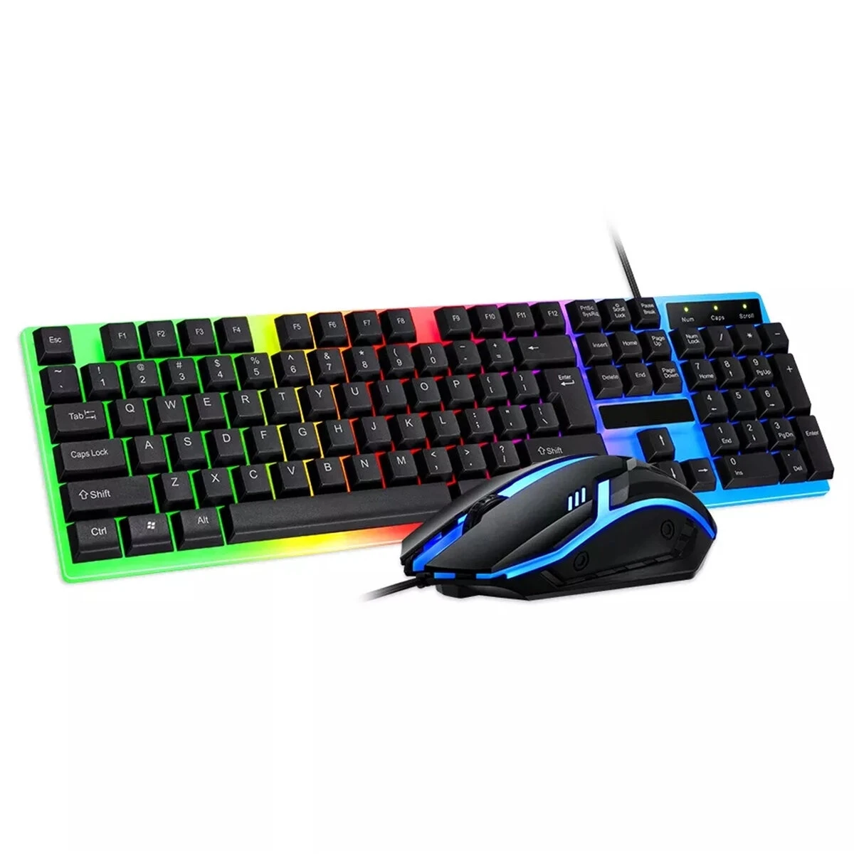 Игровой набор клавиатура и мышь Gaming G21B с RGB-подсветкой (без ...