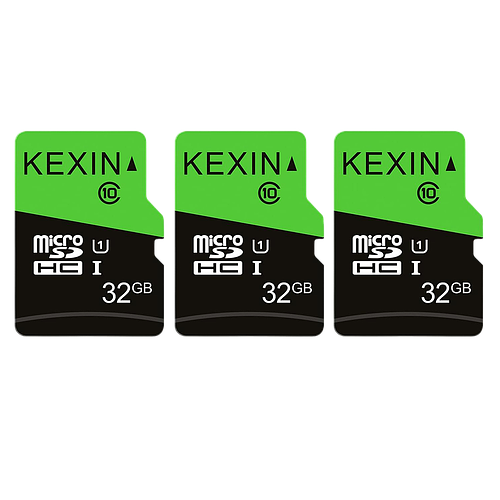 Комплект карт пам'яті KEXIN 3 Pack 32GB Micro SD Card Green, цена: 550 ₴, купить на Prom.ua