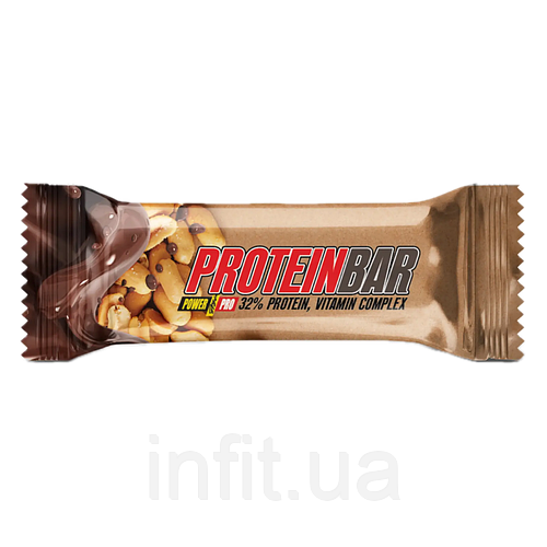 Power Pro - Протеїновий батончик 32% Protein Bar (Арахіс та Карамель ...