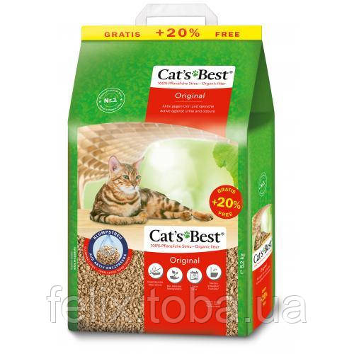 Наповнювач Cat s Best Original для котячого туалету, деревний, 10+2л/5 ...