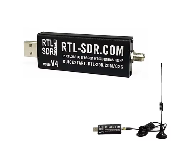SDR приемник RTL-SDR Blog RTL SDR V4 (500 КГц до 1.7 ГГц) c Антенной ...