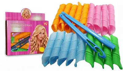 Бігуді спіральні з гачком Magic leverage, 18шт (ID#2495055505), ціна ...