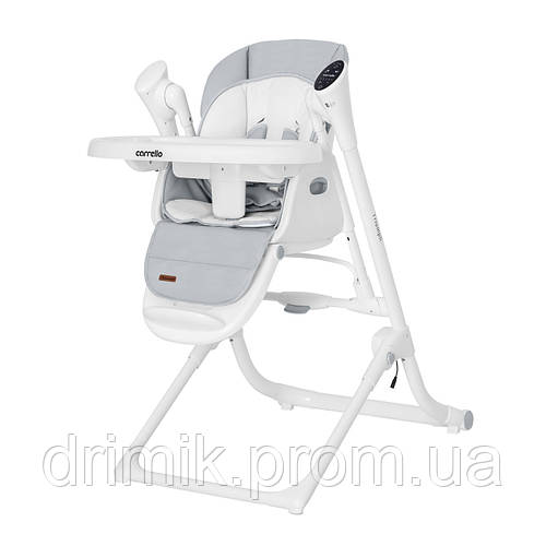 Стульчик для кормления CARRELLO Triumph CRL-10302 Cloud Grey сенсорная ...