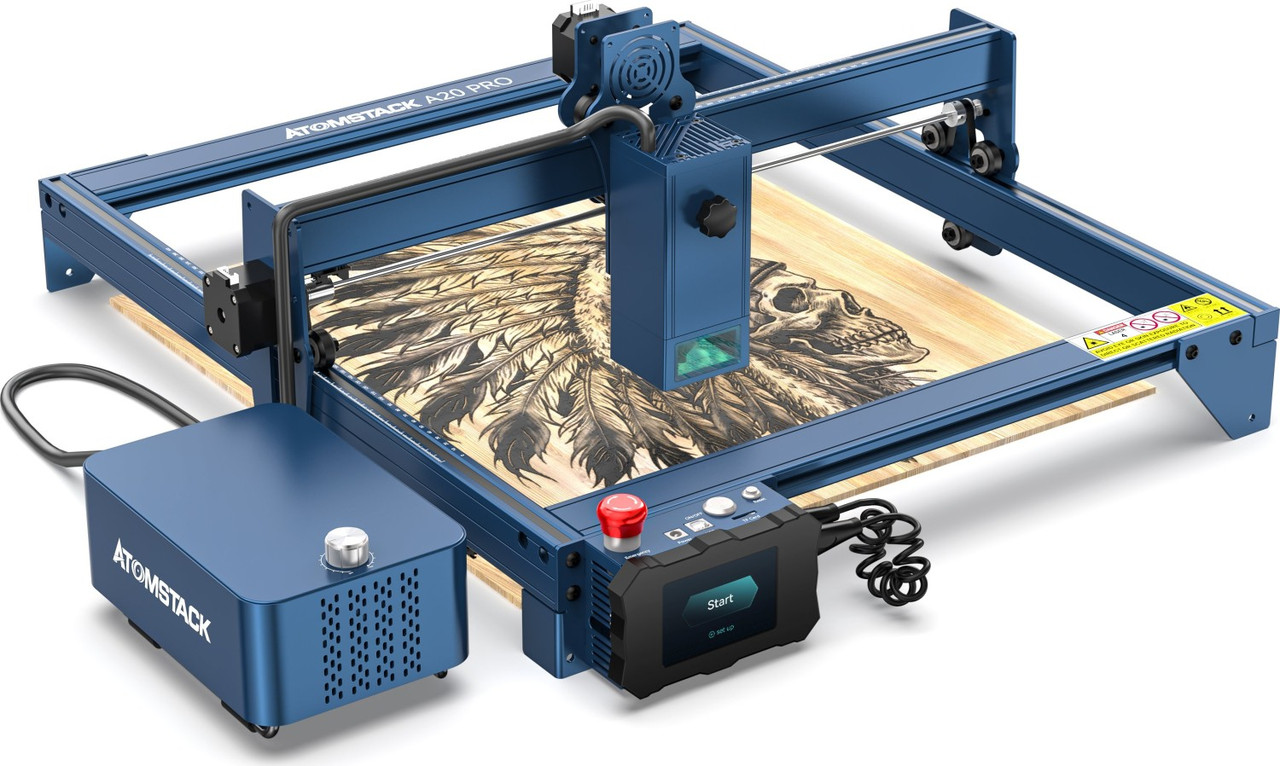 Лазерный Гравер ATOMSTACK A20 Pro, 20 Вт, с комплектом Air Assist, цена ...