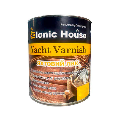 Лак яхтний Bionic House напівматовий Білий, ціна: 362 ₴, купити на Prom.ua
