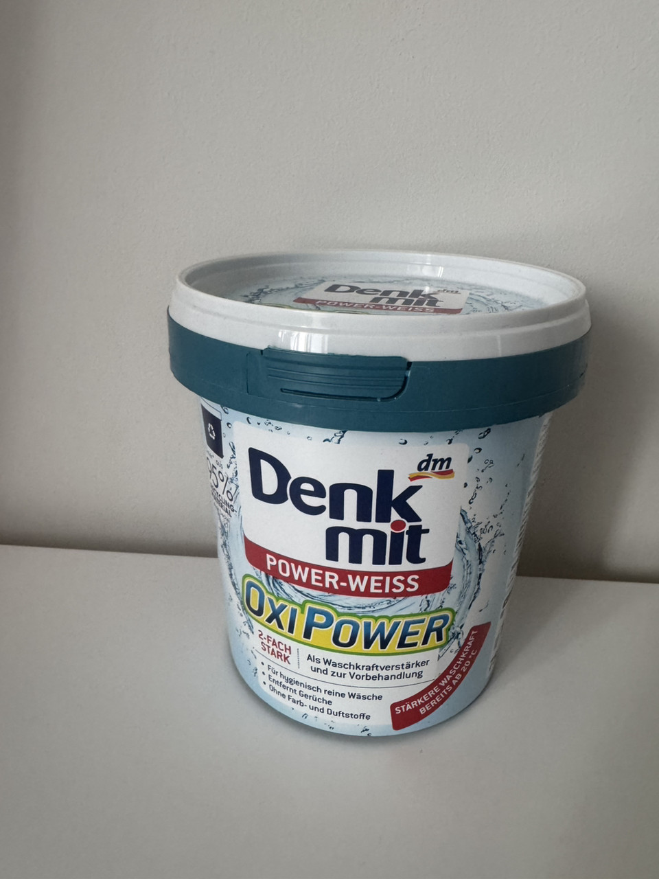 Denk mit кисневий плямовивідник для білих речей 750грам Ніімеччина денк ...