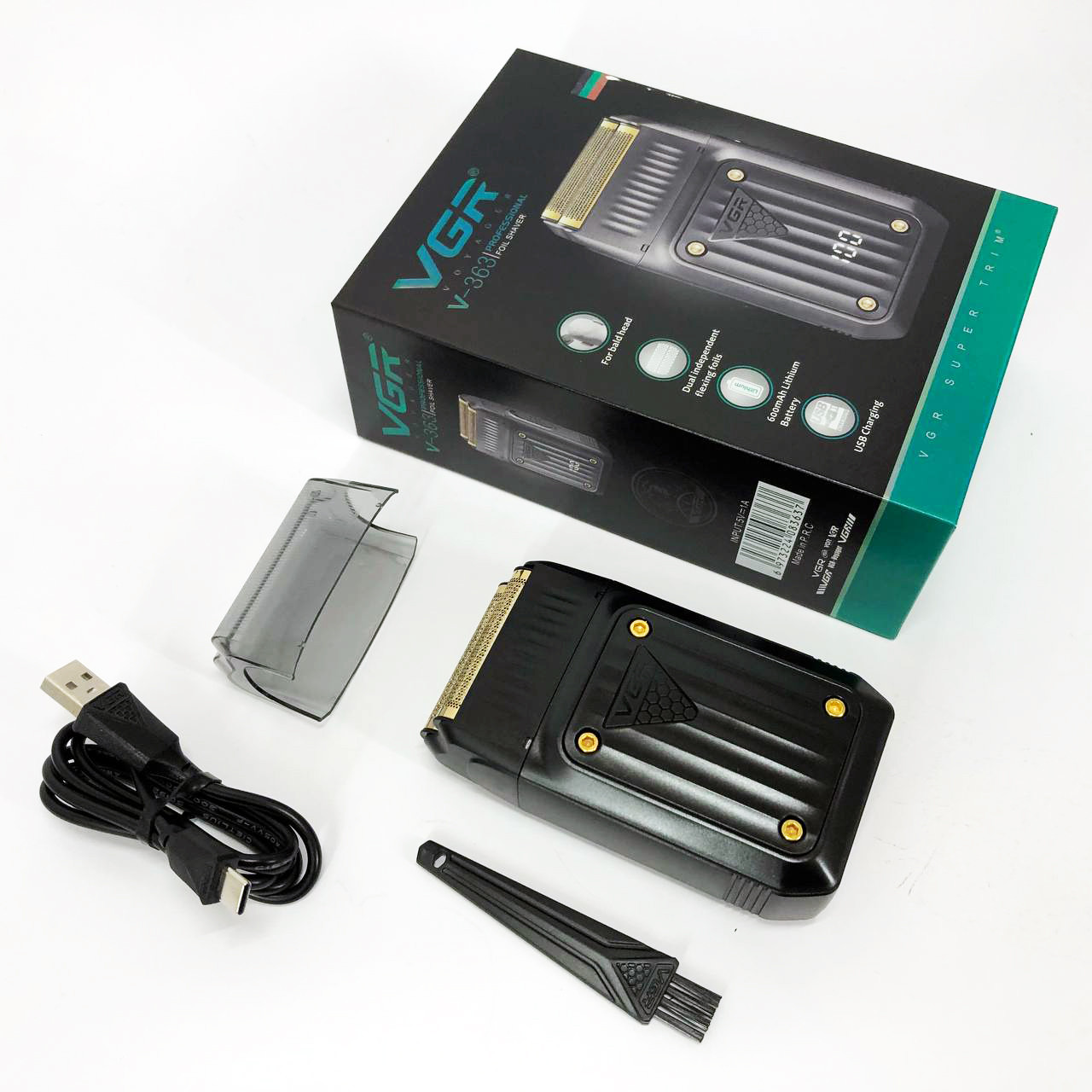 Триммер с регулируемой длиной VGR V-363, Машинка для удаления волос на лице, Триммер HW-474 для ...