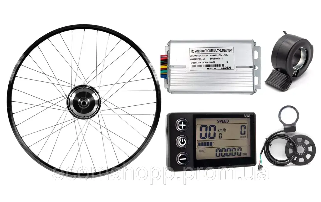 Комплект MXUS XF04 для электровелосипеда - 350W 36V с LCD экраном и PAS ...