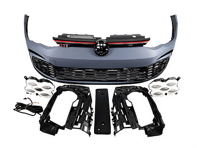 Передній бампер Golf 6 GTI style під парктронік, ціна: 19200 ₴, купити ...