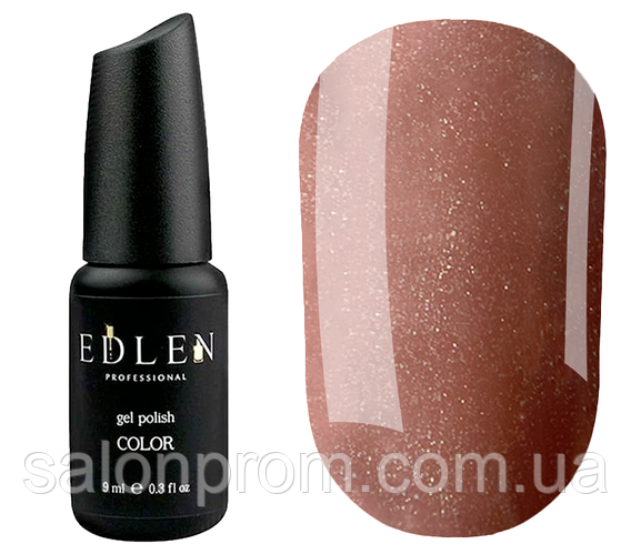 Edlen Color №026 - гель лак, светло-коричневый с микроблеском, 9 мл ...