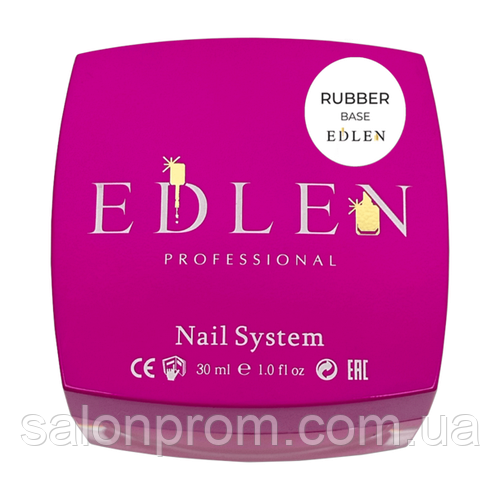 Edlen Rubber Base - каучукова база для гель-лаку без пензлика, 30 мл ...