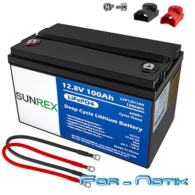 Акумуляторна батарея SUNREX LPR48V100H, Ємність: 100Ah, 51.2V, 40,46kg ...