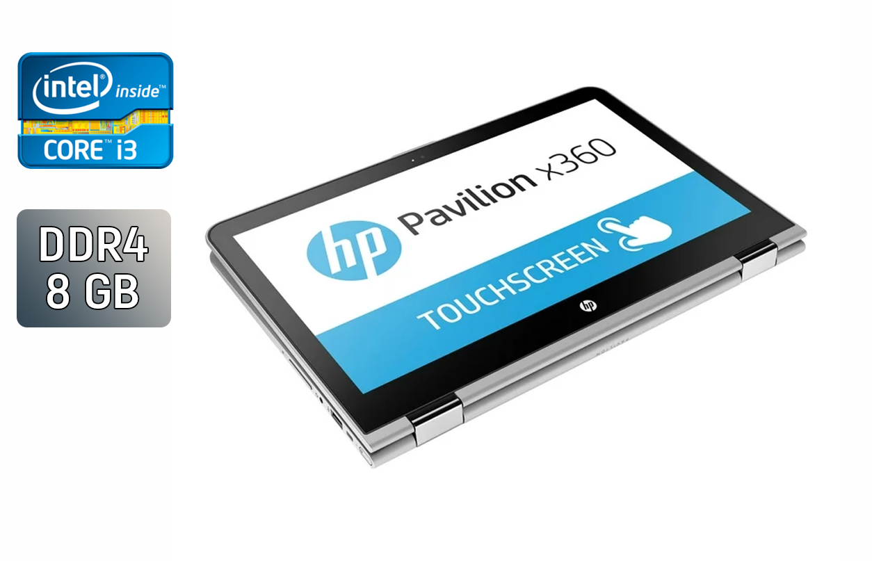 Ноутбук-трансформер HP Pavilion x360 m3 Convertible / 13.3" (1366x768 ...