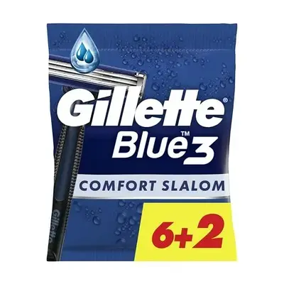 Одноразовые бритвенные станки мужские Gillette Blue3 Comfort 3 шт ...