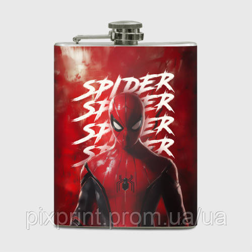 Фляга «Spider-man red background», ціна: 469 ₴, купити на Prom.ua