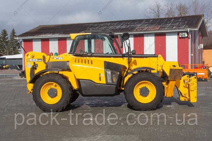 Телескопічний навантажувач JCB 533-105 2017 р. 55 кВт, * , 3730 м/год ...
