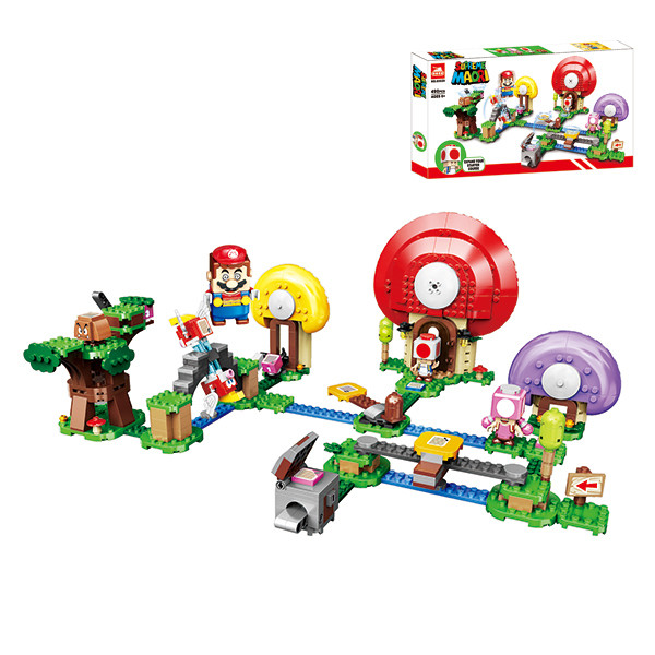 Конструктор "Super Mario" "Погоня за скарбами Тоада" 490дет № 03072 (ID ...