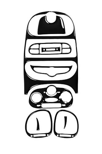 Peugeot 206 (2001-2025) - Накладки на панель, Накладки на панель ...