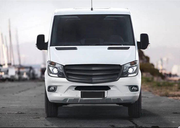 Mercedes Sprinter W906 2013-2018 - Решітка радіатора Exclusive, Решітка ...