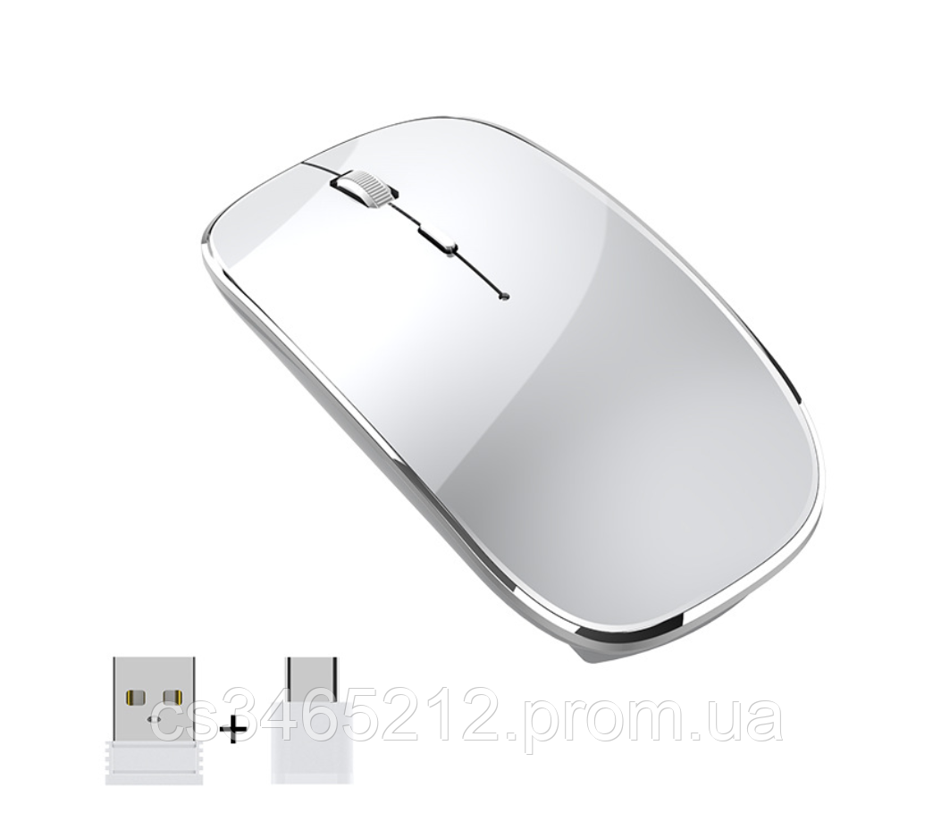 Беспроводная Bluetooth мышь Wireless ABL-M3 USB Type-C 2.4G, компьютерная мышь для макбука (ID ...