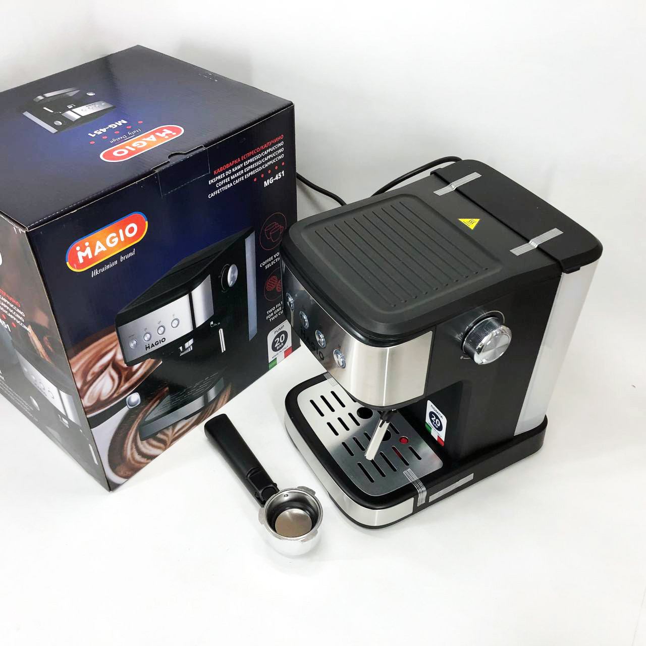 Кофеварка на две чашки MAGIO MG-451, Капельная кофеварка электрическая для кухни, ZK-932 ...