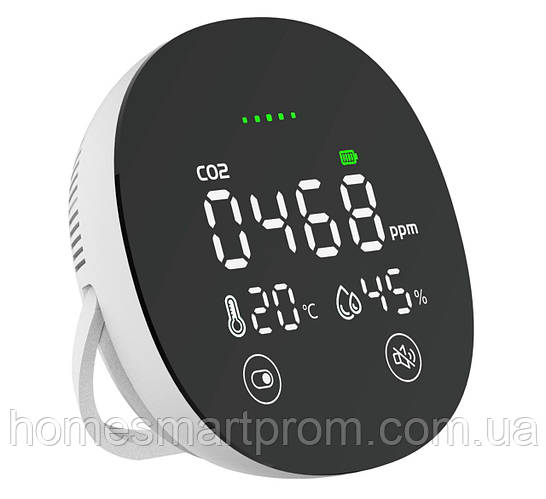 Датчик вуглекислого газу (CO2) в повітрі Tervix Pro Line Zigbee CO2 ...