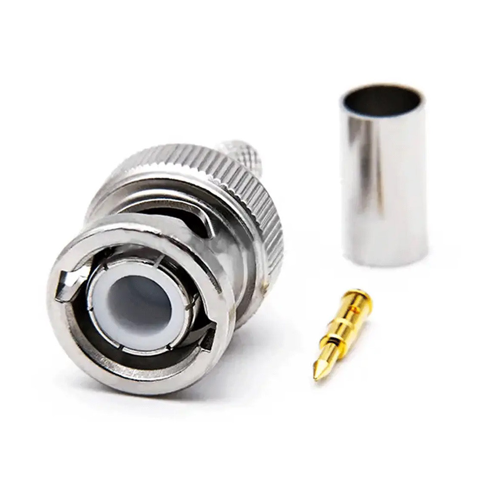 Штекер BNC обжимной (RG-58): продажа, цена в Кривом Роге. Разъемы и коннекторы от "Электро Радио ...