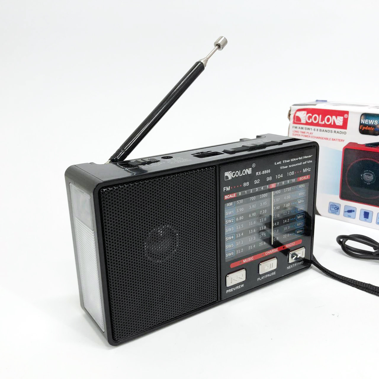 Всеволновой радиоприёмник Хит GOLON RX-8866, Радио для дачи, Мини радио ...
