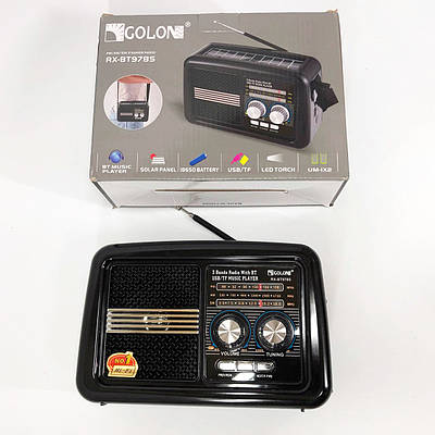Радиоприемник ретро AM FM Golon RX-456, Портативный радиоприемник Хит ...