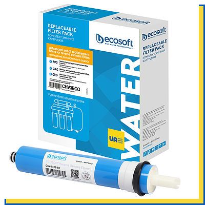 Ecosoft Мембрана Ecosoft 50GPD для домашніх фільтрів зворотного осмосу ...