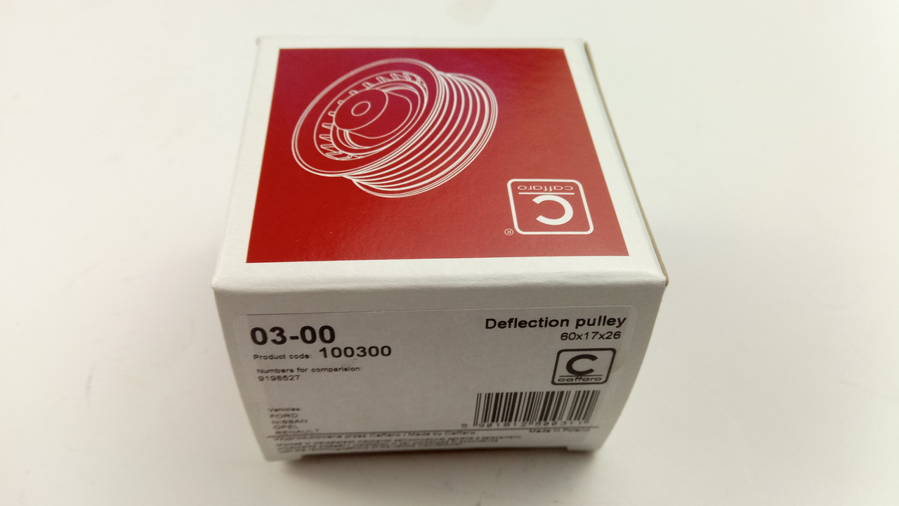 Ролик ременя генератора паразитний Logan -09, CAFFARO (03-00) голий ...