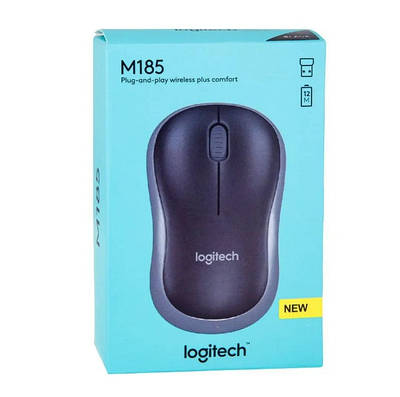 Беспроводная мышь Logitech аналог M185 серо-черная, цена: 230 ₴, купить на Prom.ua