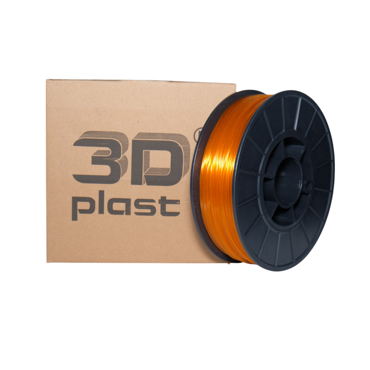 Филамент PETG (CoPET) 1,75мм 0,85кг, прозрачно-оранжевый: продажа, цена в Вышгороде. Расходные ...