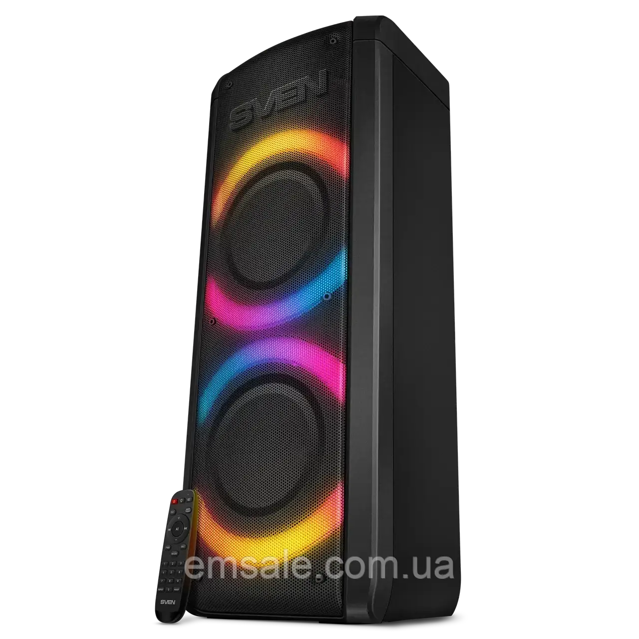 Акустическая система SVEN PS-710 Black (100Вт, TWS, bluetooth, подсветка, караоке, FM): продажа ...