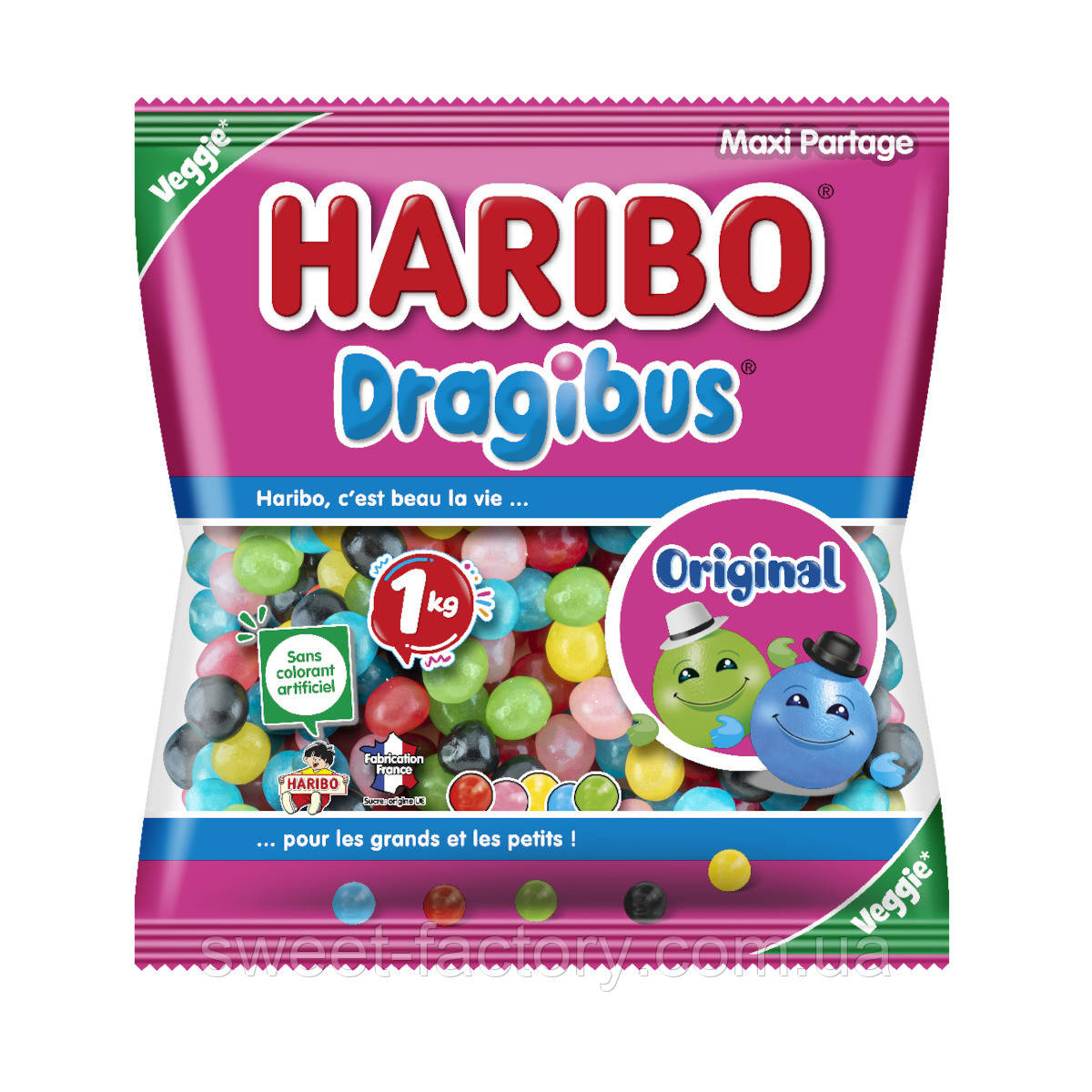 Желейні цукерки Haribo Dragibus Original 1000g: продаж, ціна у ...