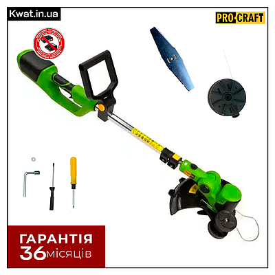 Тример акумуляторний Procraft PTA24 Німеччина, ціна: 1799 ₴, купити на Prom.ua