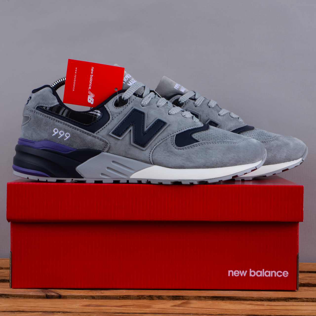 Мужские кроссовки New Balance 999 серый цвет: продажа, цена в Киеве ...