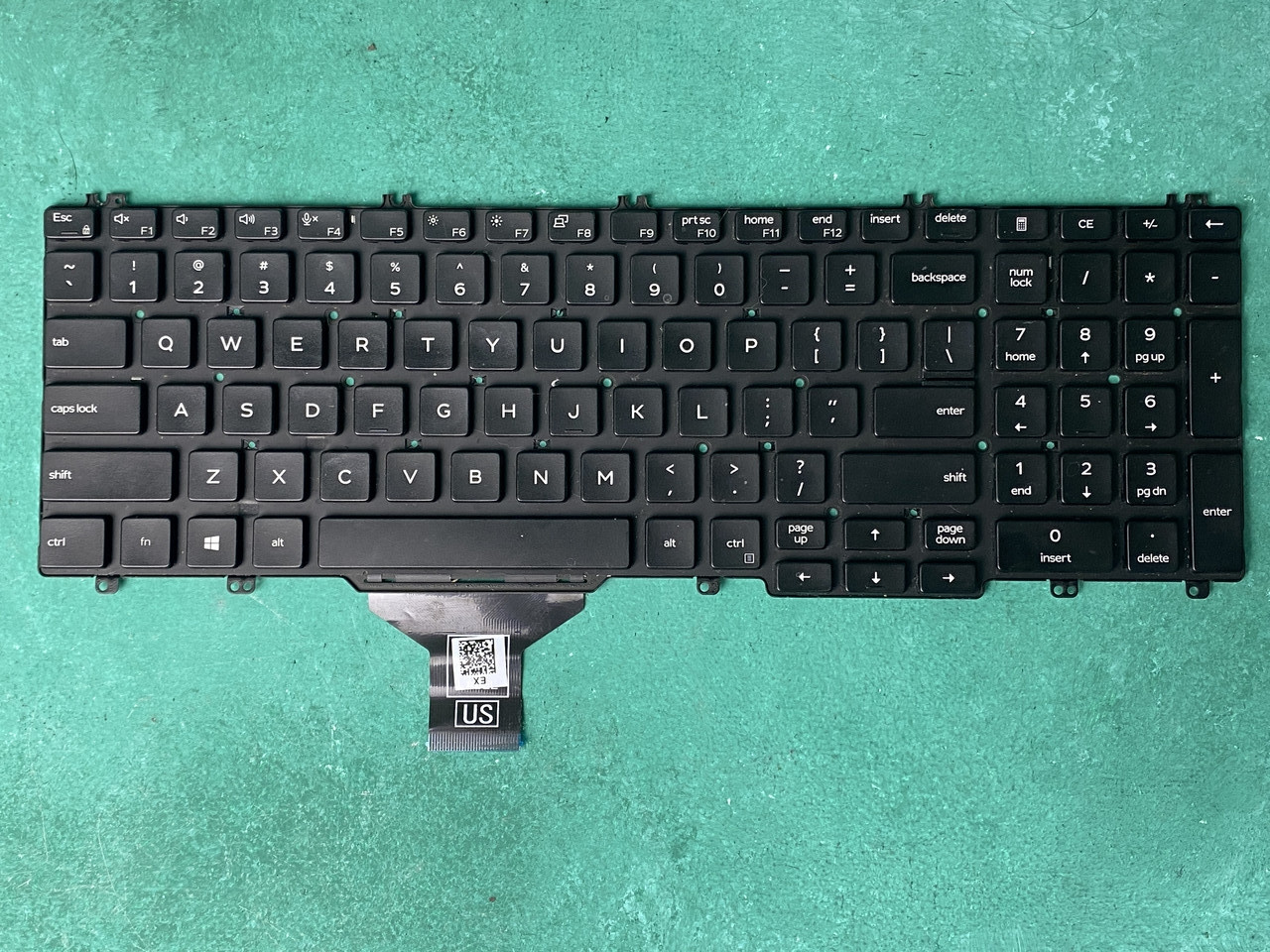 Dell Latitude 5500, 5501, 3500, 3501, 3540, 3541 Клавіатура 0DJXM0 132FA1A00 оригінал Б.У ...