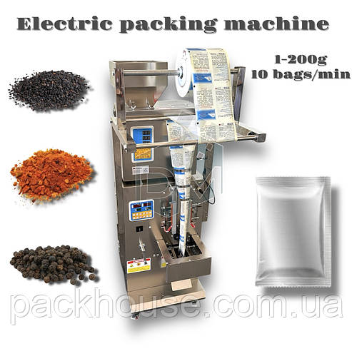 Фасувальний автомат сипучих продуктів SW200+FM200 Sachet electric ...
