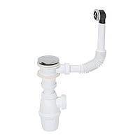 Сифон для раковини REA BLACK універсальний + CLICK-CLACK, ціна: 2980 ₴, купити на Prom.ua