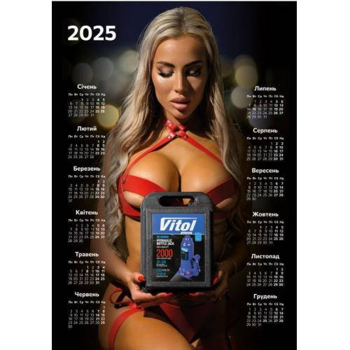 Плакат с календарем 2025 домкрат А2 (420х594) (ID#2466692503), цена: 1.09 ₴, купить на Prom.ua