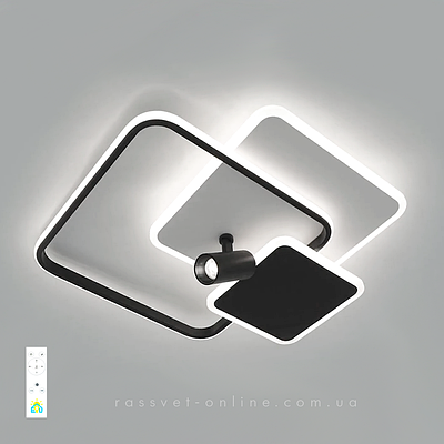 Люстра Esllse MOKA 3S 62W чорна 4200К нейтральне світло BLACK три ...