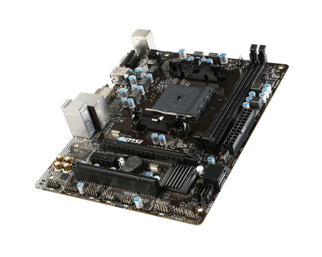 Материнская плата sFM2+ AMD A68H GM 2*DDR3 MSI A68HM-P33 V2 mATX Б/у ...