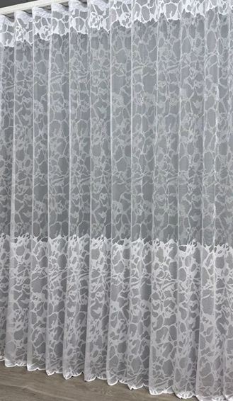 Тюль жакард білий Jorgia купити за найкращою ціною в Хмельницькому