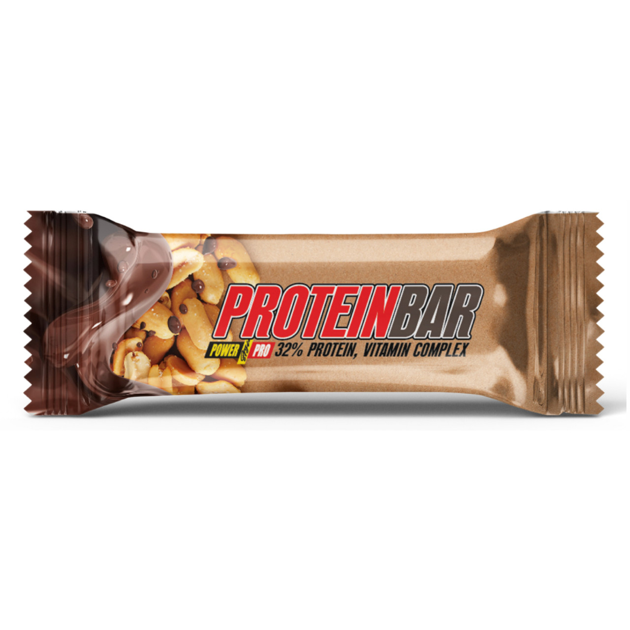 Протеиновый батончик Power Pro Protein Bar 32% Peanut Caramel без ...