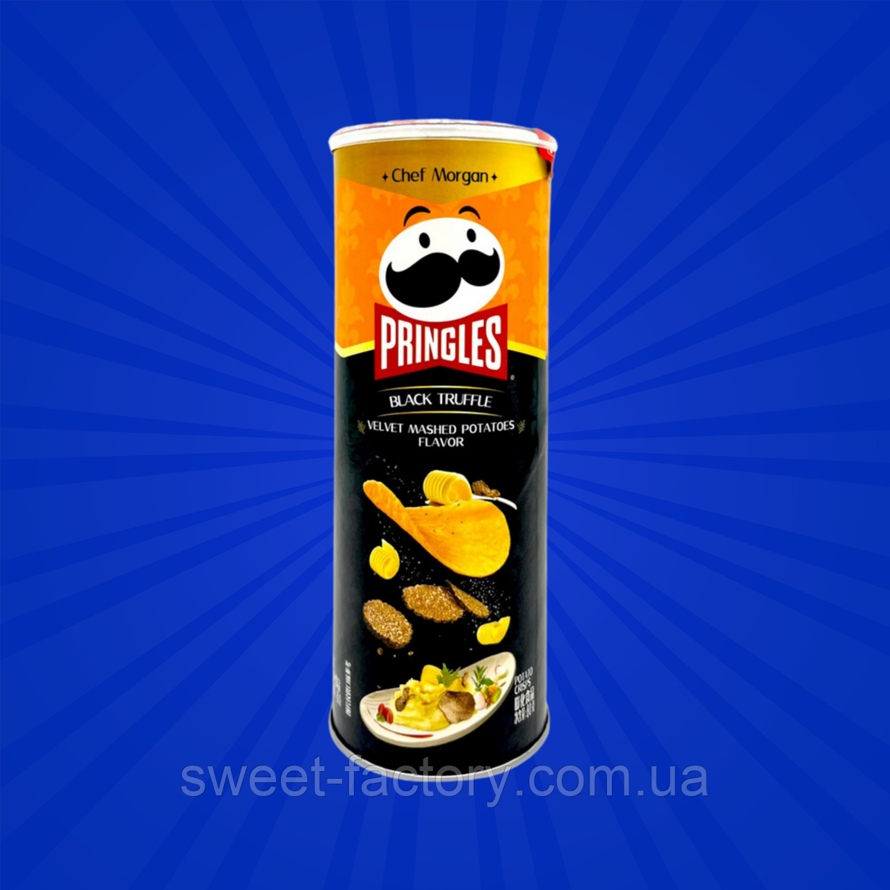 Чіпси Pringles Chef Morgan Black Truffle & Velvet Mashed Potatoes 80g ...