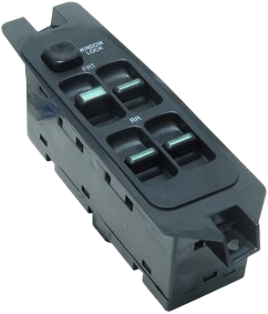 Кнопка склопідіймача Нексія передня ліва, KAP, 96210780, купити за ...